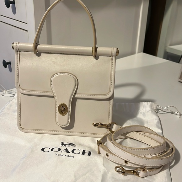Coach | Bags | Coach Willis 8 In Cream | Poshmark